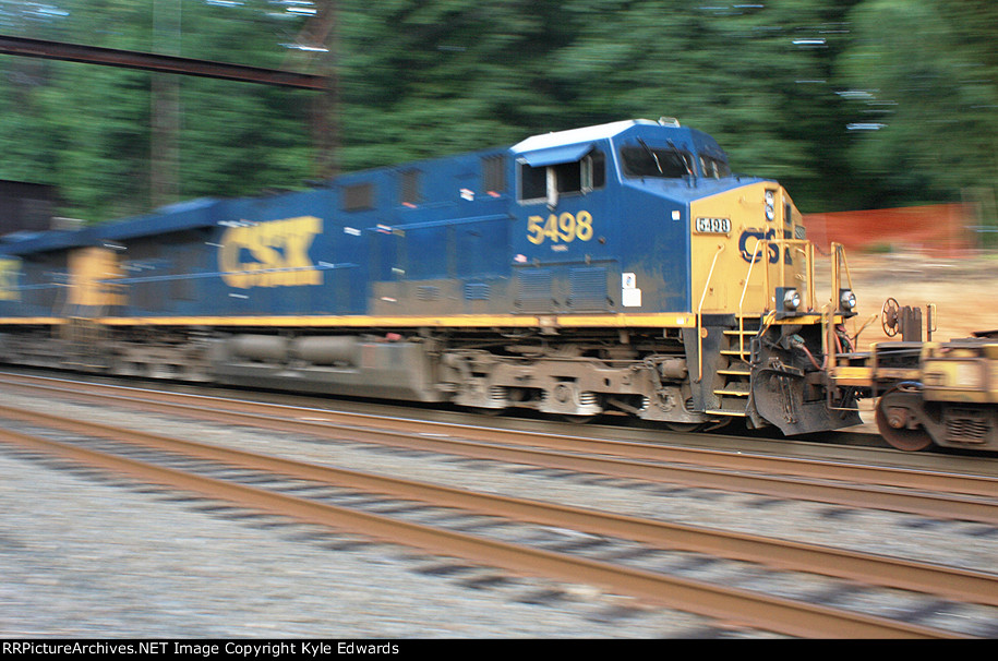 CSX ES40DC #5498 on L034-26